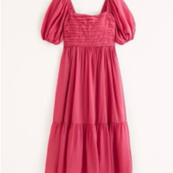 Emerson Floaty Puff Sleeve Midi Dress
